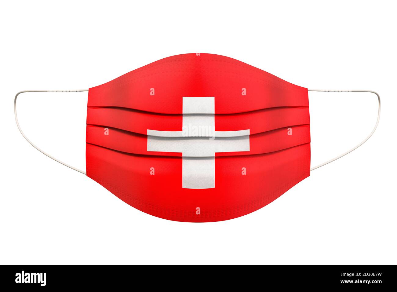 Swiss flag face mask hi-res stock photography and images - Alamy