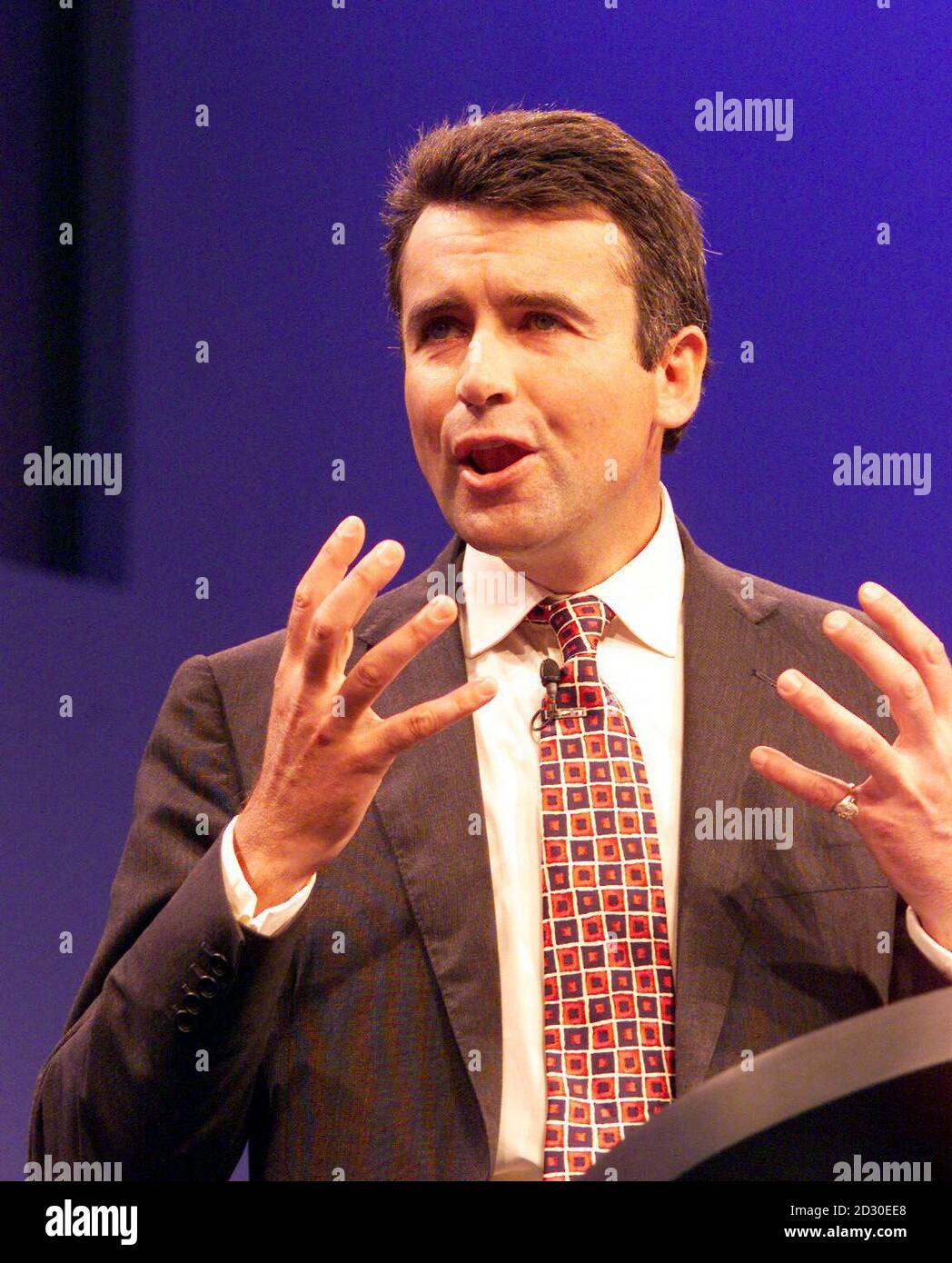 Shadow Transport Minister Bernard Jenkin during his address to the ...