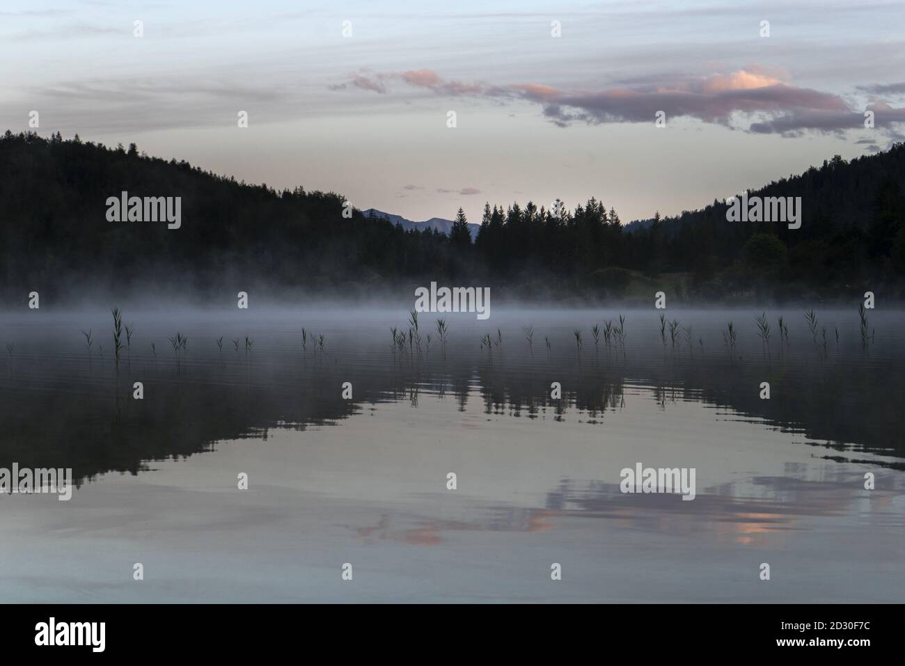 Amazing shot of the Ferchensee lake in Bavaria, Germany Stock Photo - Alamy