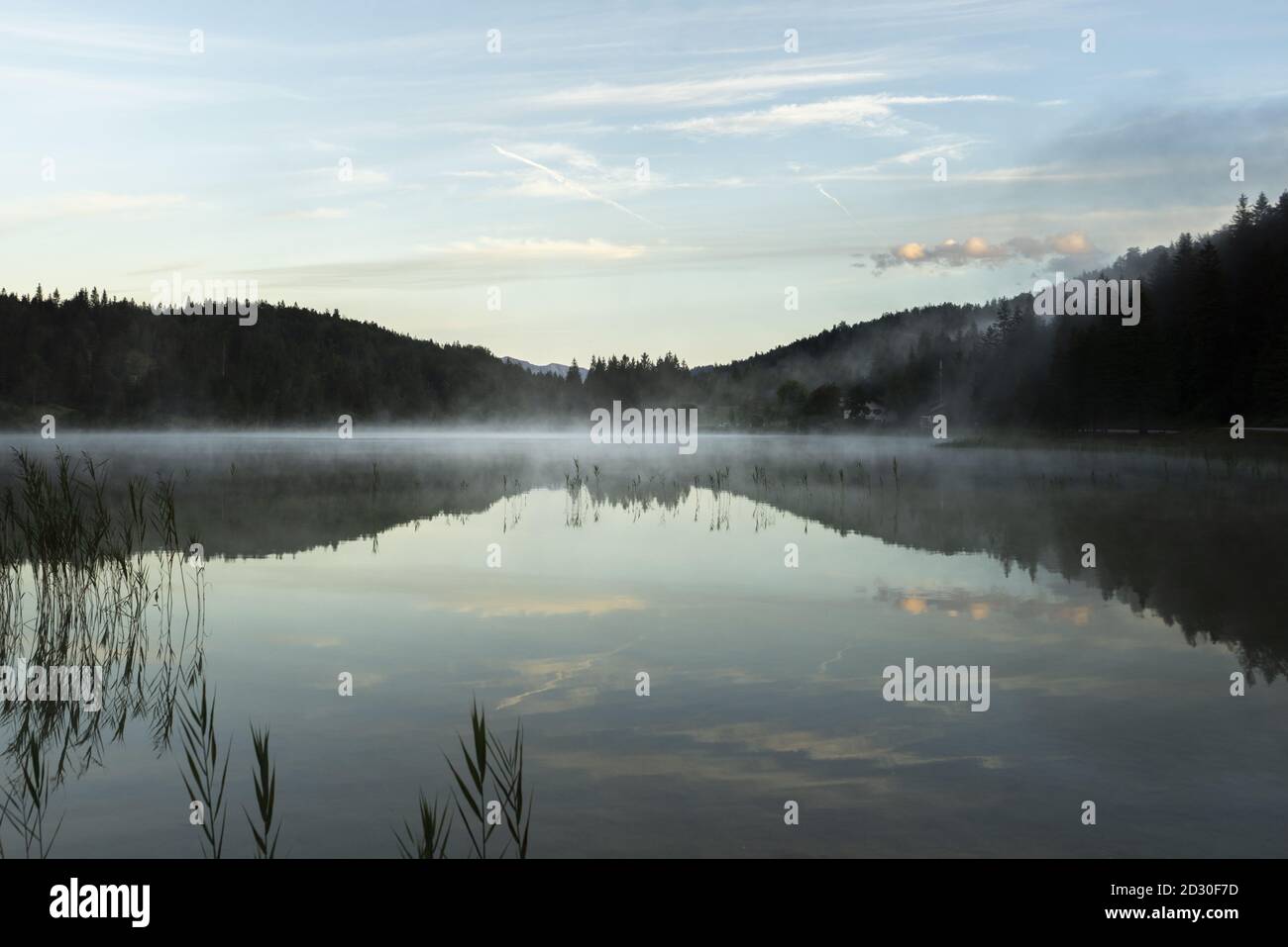 Amazing shot of the Ferchensee lake in Bavaria, Germany Stock Photo - Alamy