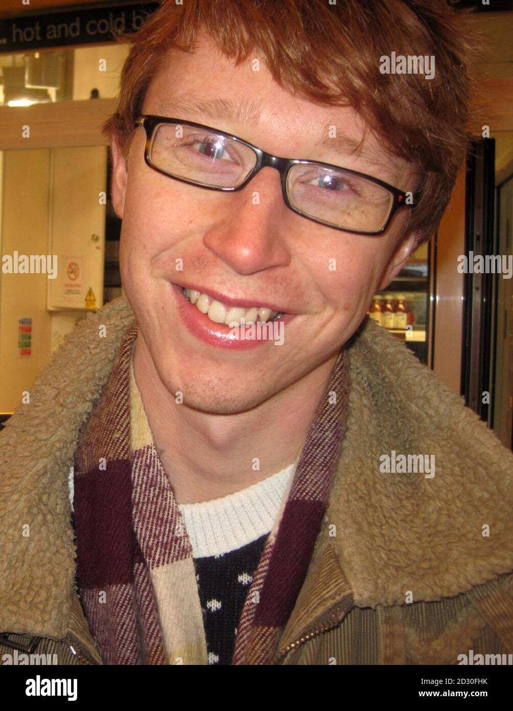 Alex Rowland, 22, at Brighton Station, who spoke about the rail fare ...