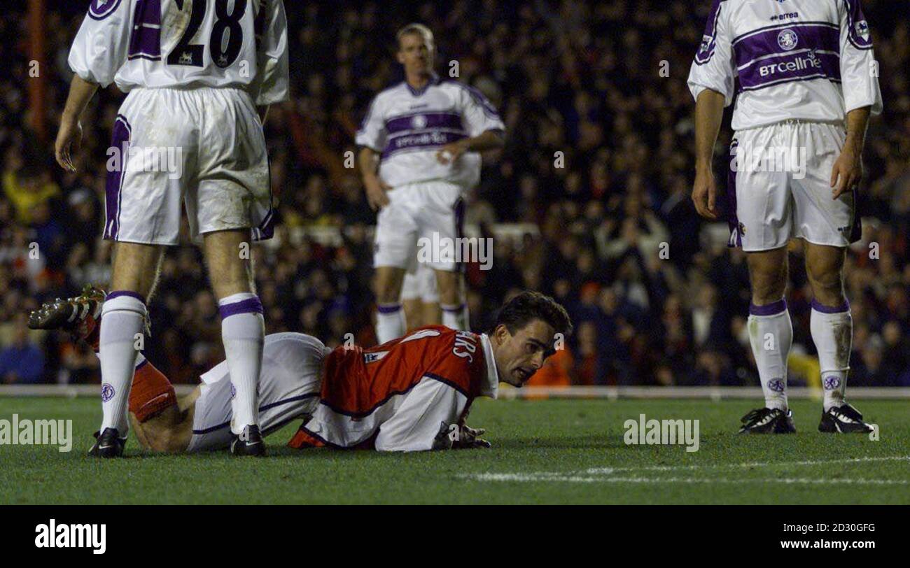 Arsenals marc overmars beats middlesbroughs mark schwarzer hi-res stock ... Arsenals marc overmars beats middlesbroughs mark schwarzer hi-res stock ...
