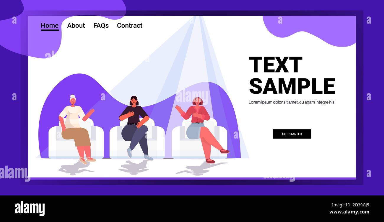 female friends discussing during meeting in women's club girls ...