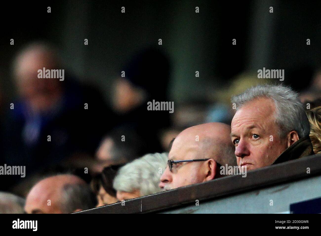 Ipswich Town Chief Executive Simon Clegg looks on from the stands ...