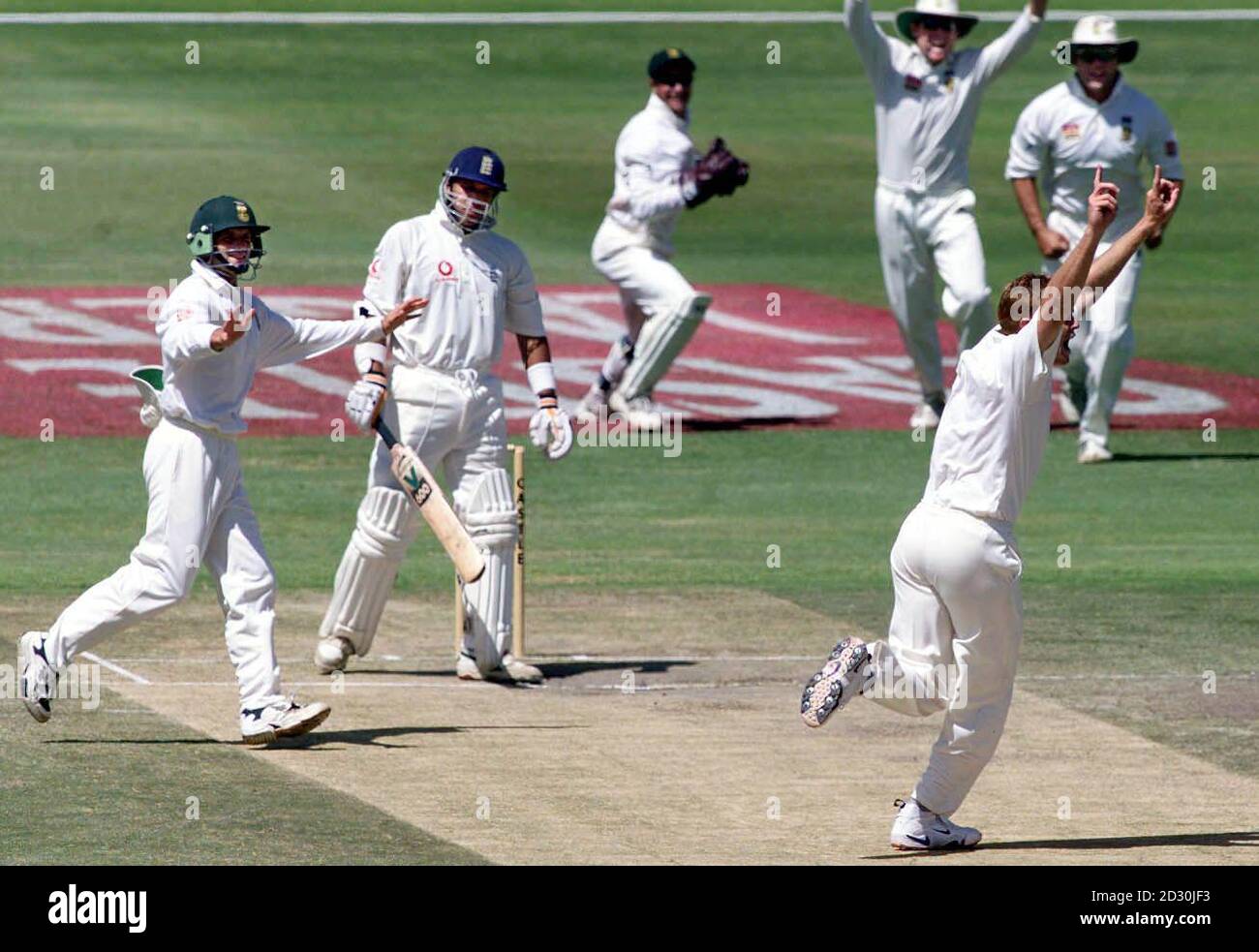 Cricket action celebrating mark butcher hi-res stock photography and ...