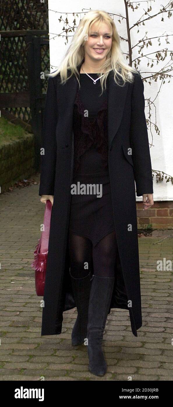 Former conservative prime minister john majors daughter hi-res stock ...