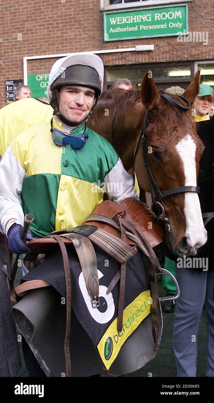 Jockey Shamus Durack with horse 'The Last Fling', after winning the Bet ...