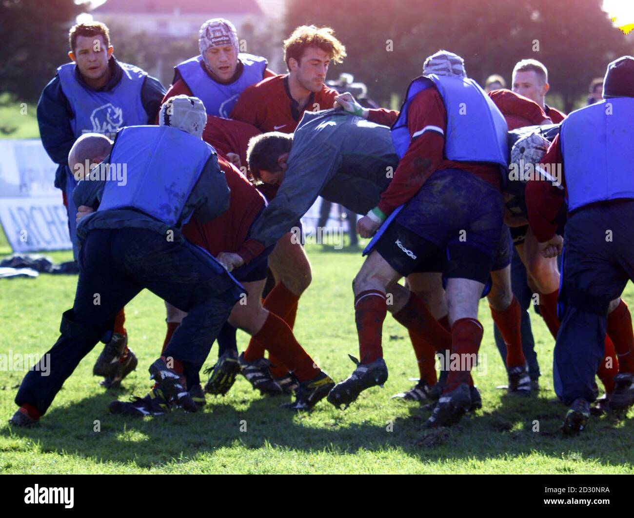 Members irish rugby team training greystones hi-res stock photography ...