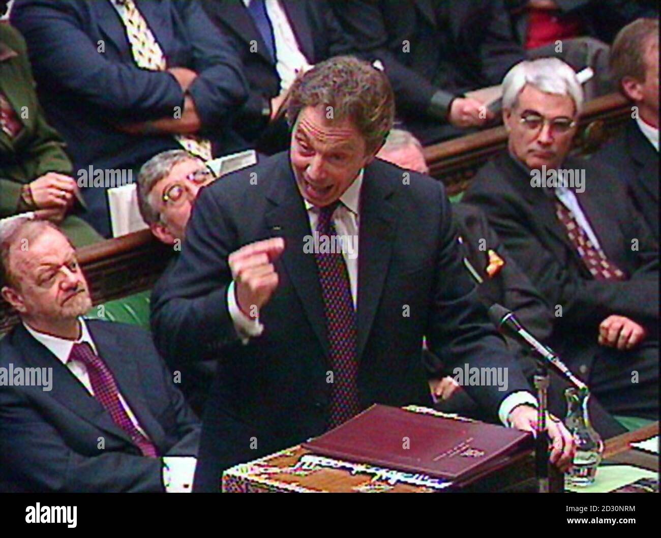 Prime minister tony blair prime ministers question time house commons ...