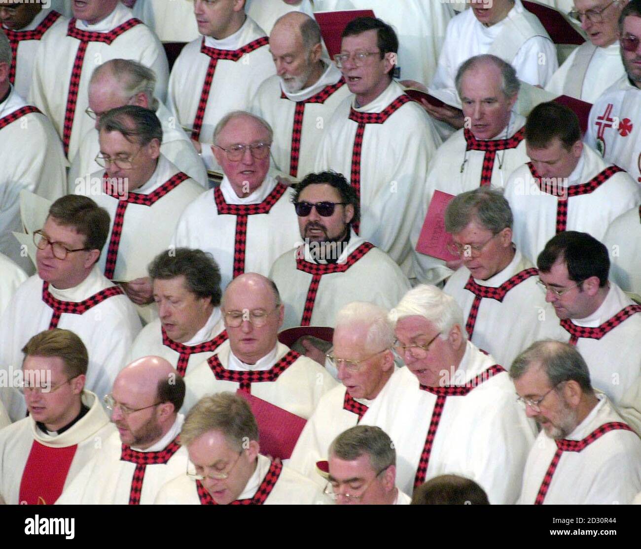 Rows of Bishops during the Installation Mass of the new Archbishop of ...