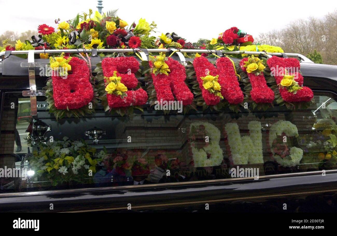 The coffin of Bernie Grant, the late MP for Tottenham, arrives at ...