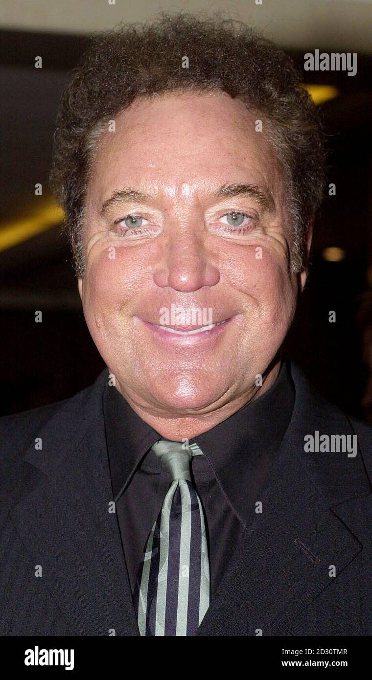 Singer Tom Jones who collected a Lifetime Achievement award at the 95.8 ...