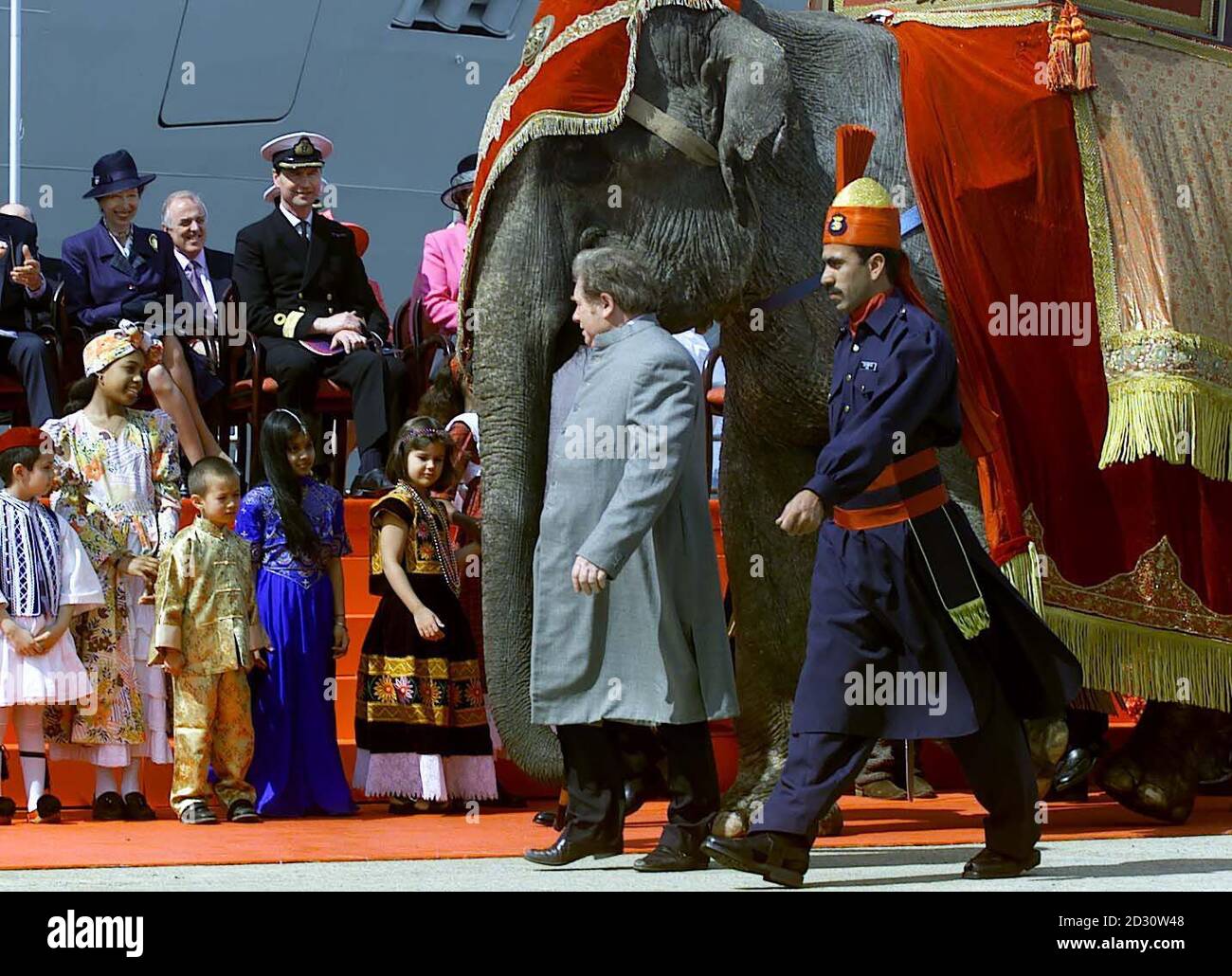 Princess anne ship naming ceremony hi-res stock photography and images ...