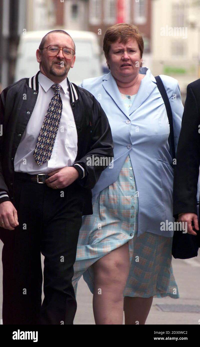 Nurse Shirley Ball arrives at Chelmsford Crown Court, with husband ...