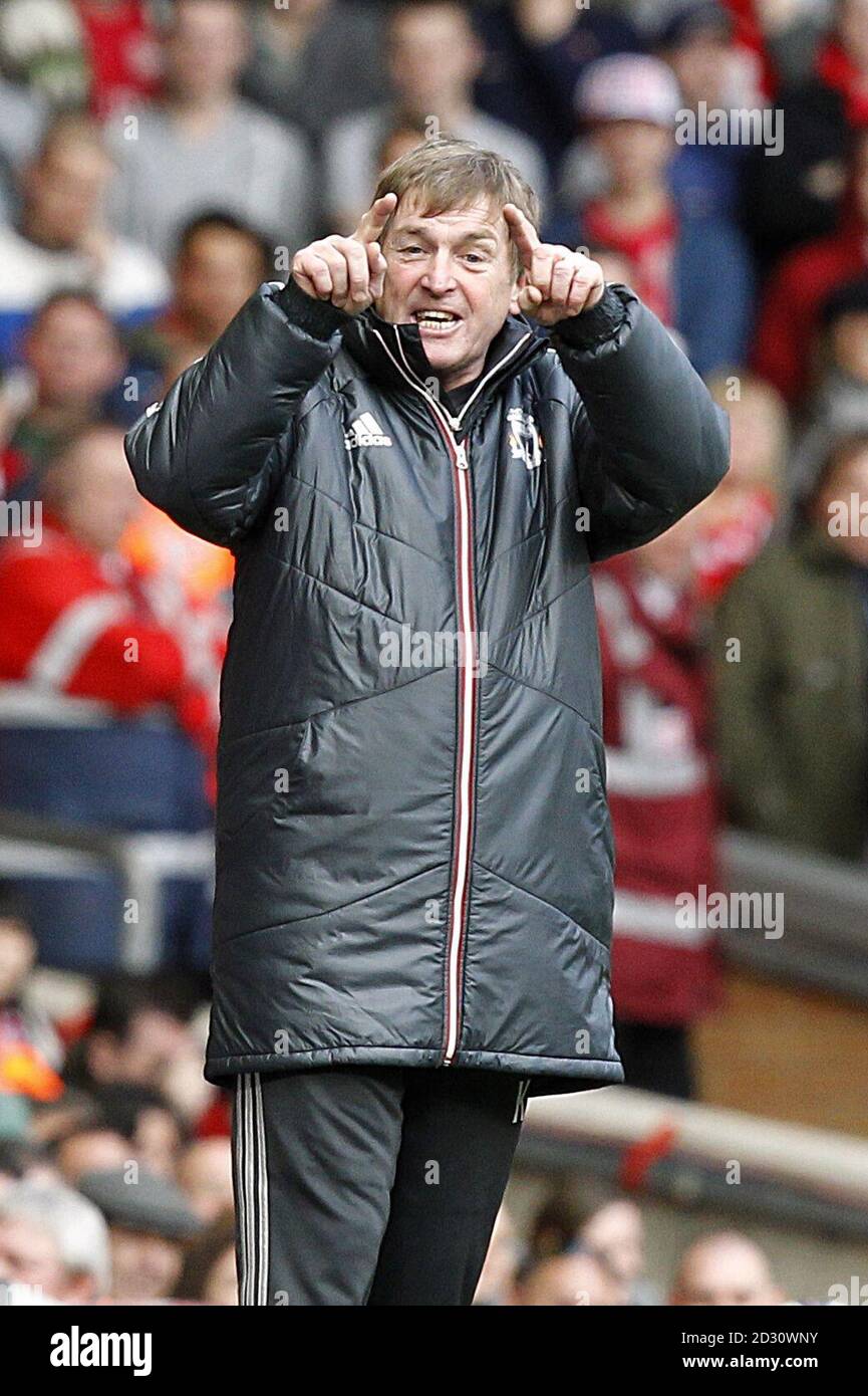 Kenny Dalglish, Liverpool manager Stock Photo - Alamy