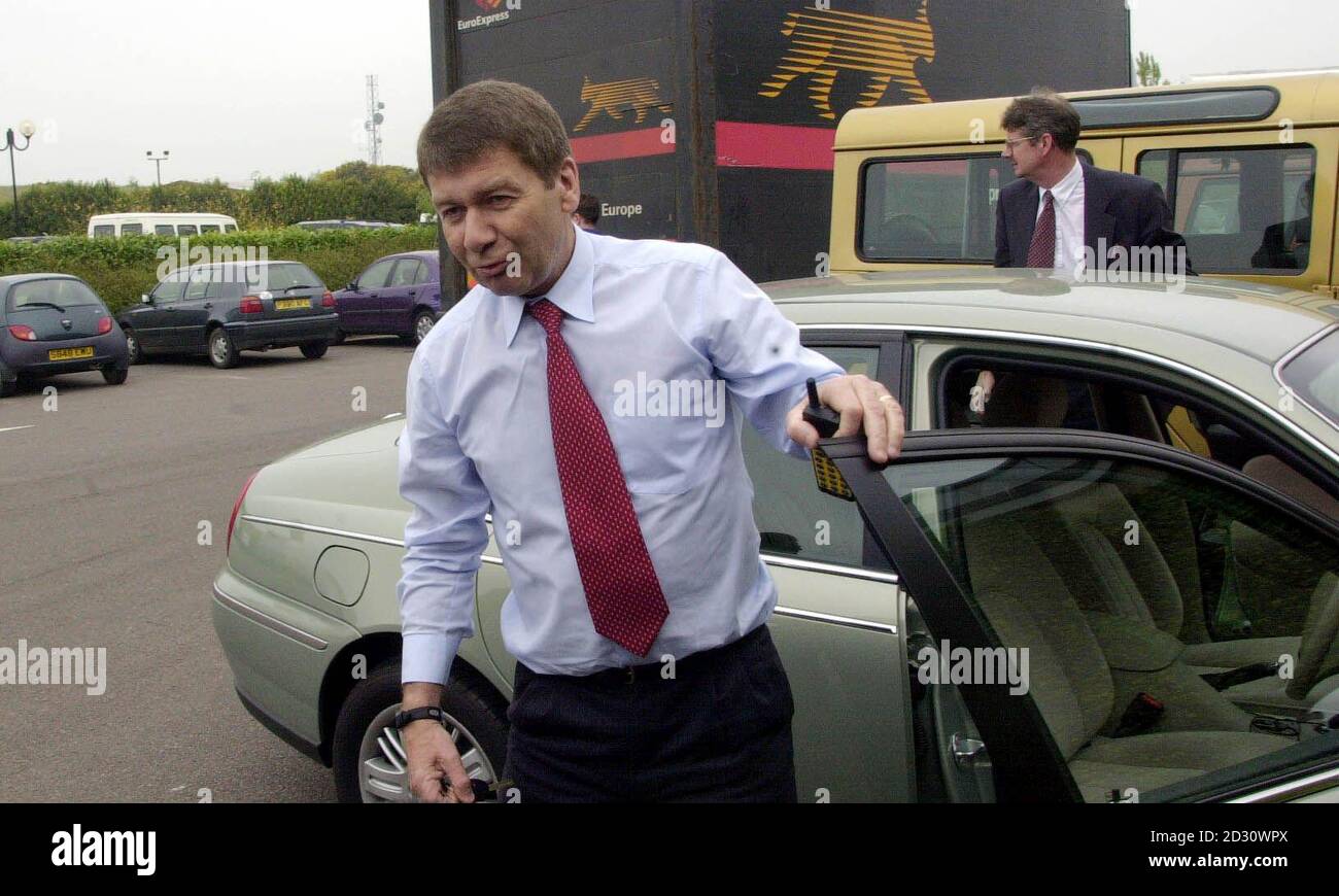 John towers arrives back in the midlands at rover headquarters hi-res ...