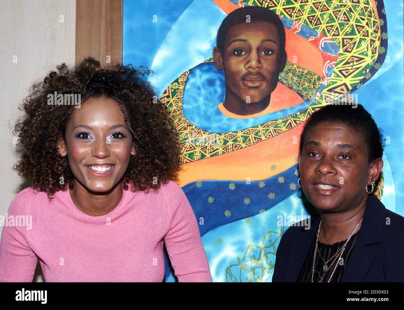 Doreen Lawrence (right) and Mel B, singer with the girl band the Spice ...
