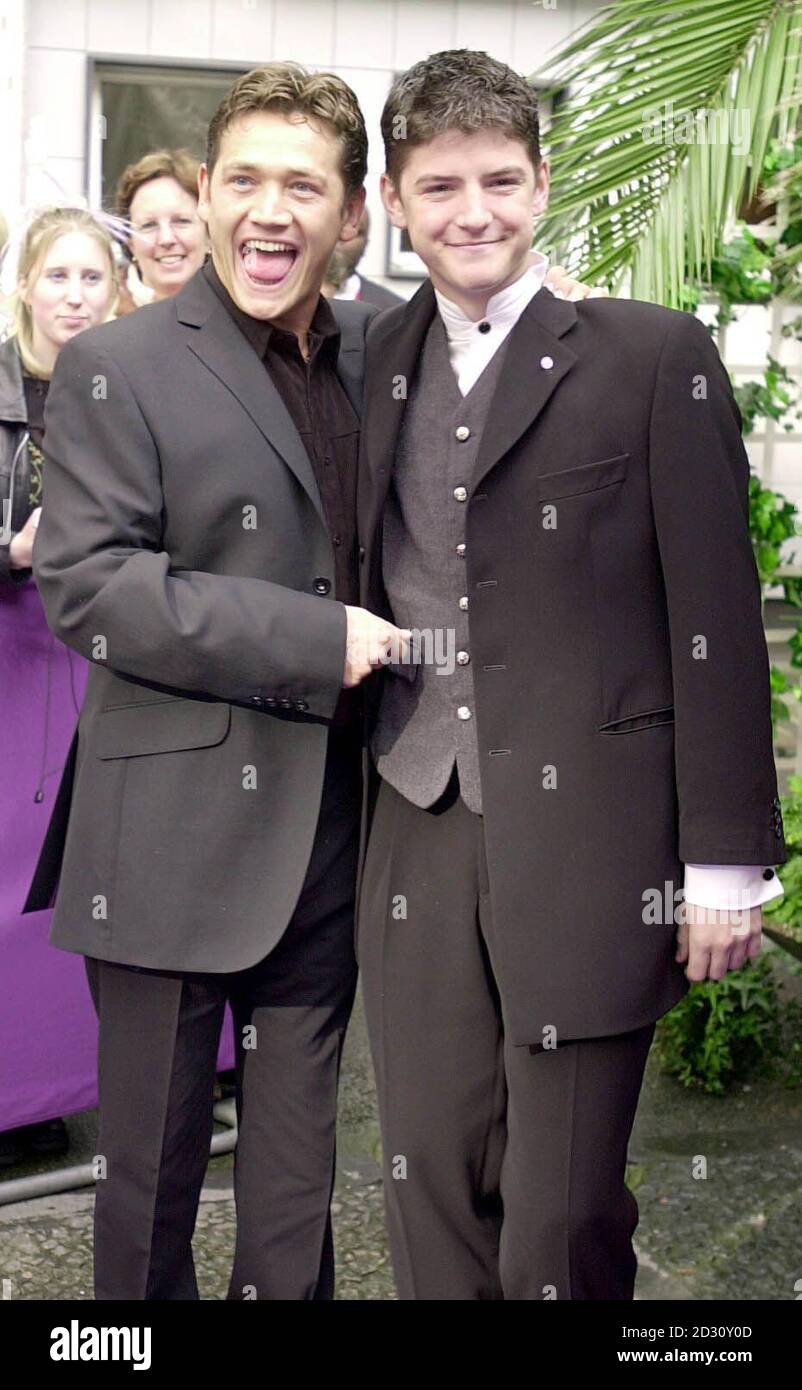 Former Eastenders actor Sid Owen ,left, who played Rickey Butcher and ...