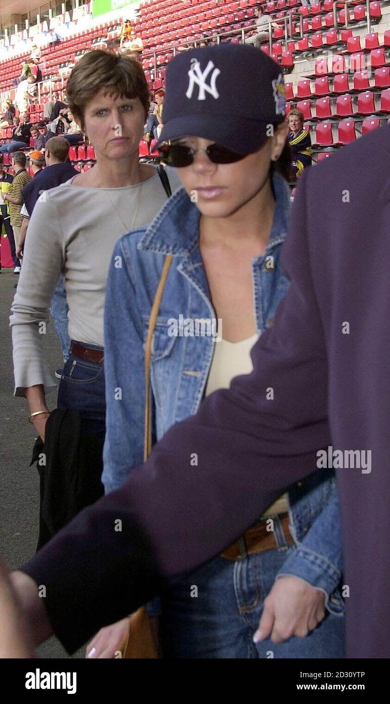 Spice Girl Victoria Beckham, the wife of England midfielder David ...