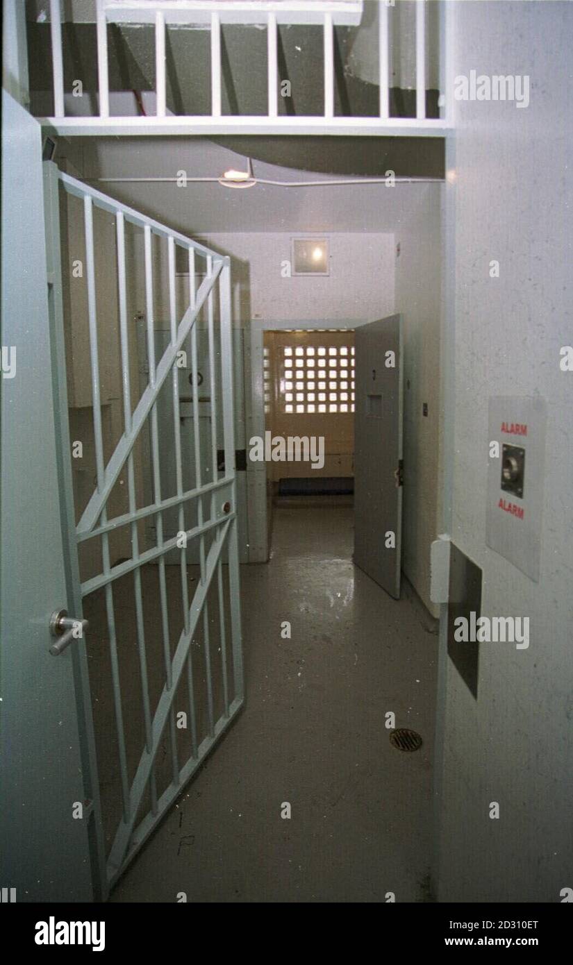The custody suite at Cambridge's Parkside Police Station. Sergeant Paul ...
