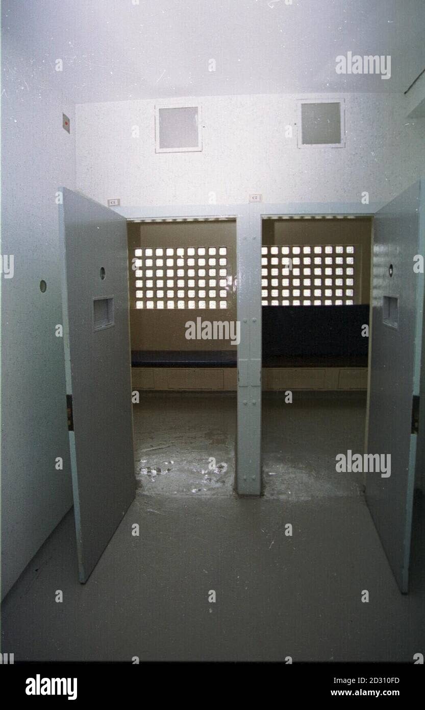 The custody suite at Cambridge's Parkside Police Station. Sergeant Paul ...