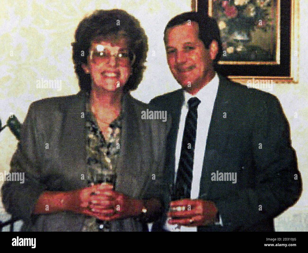 Undated police picture of Raymond Hannah and his wife Valerie. Mr ...