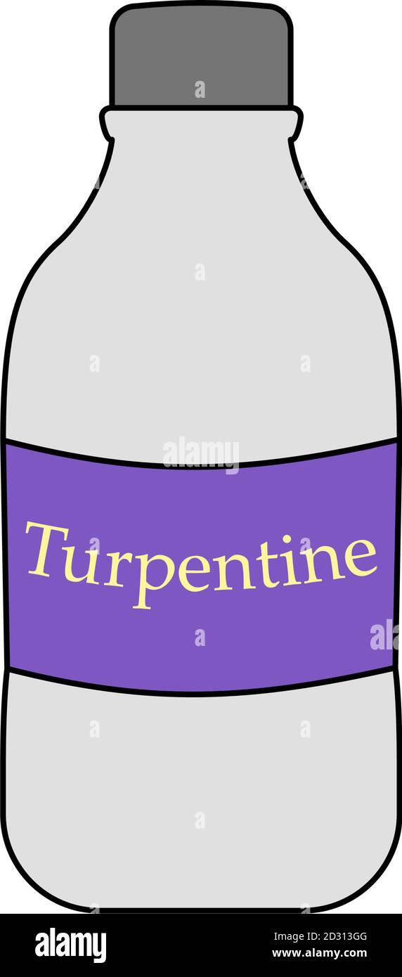 Turpentine Icon. Editable Outline With Color Fill Design. Vector ...