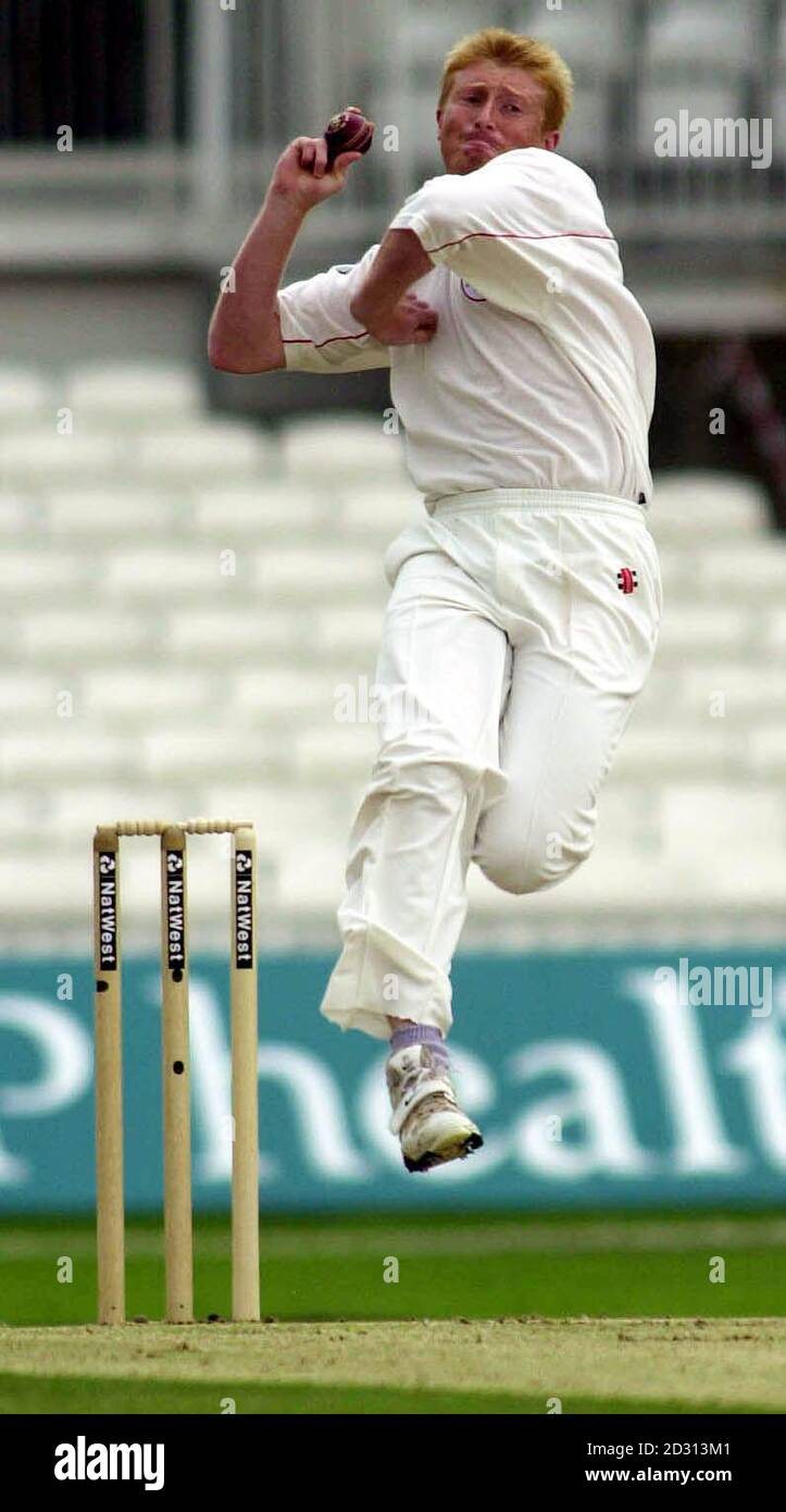 Lancashire's Greg Chapple in action against Surrey during the NatWest ...