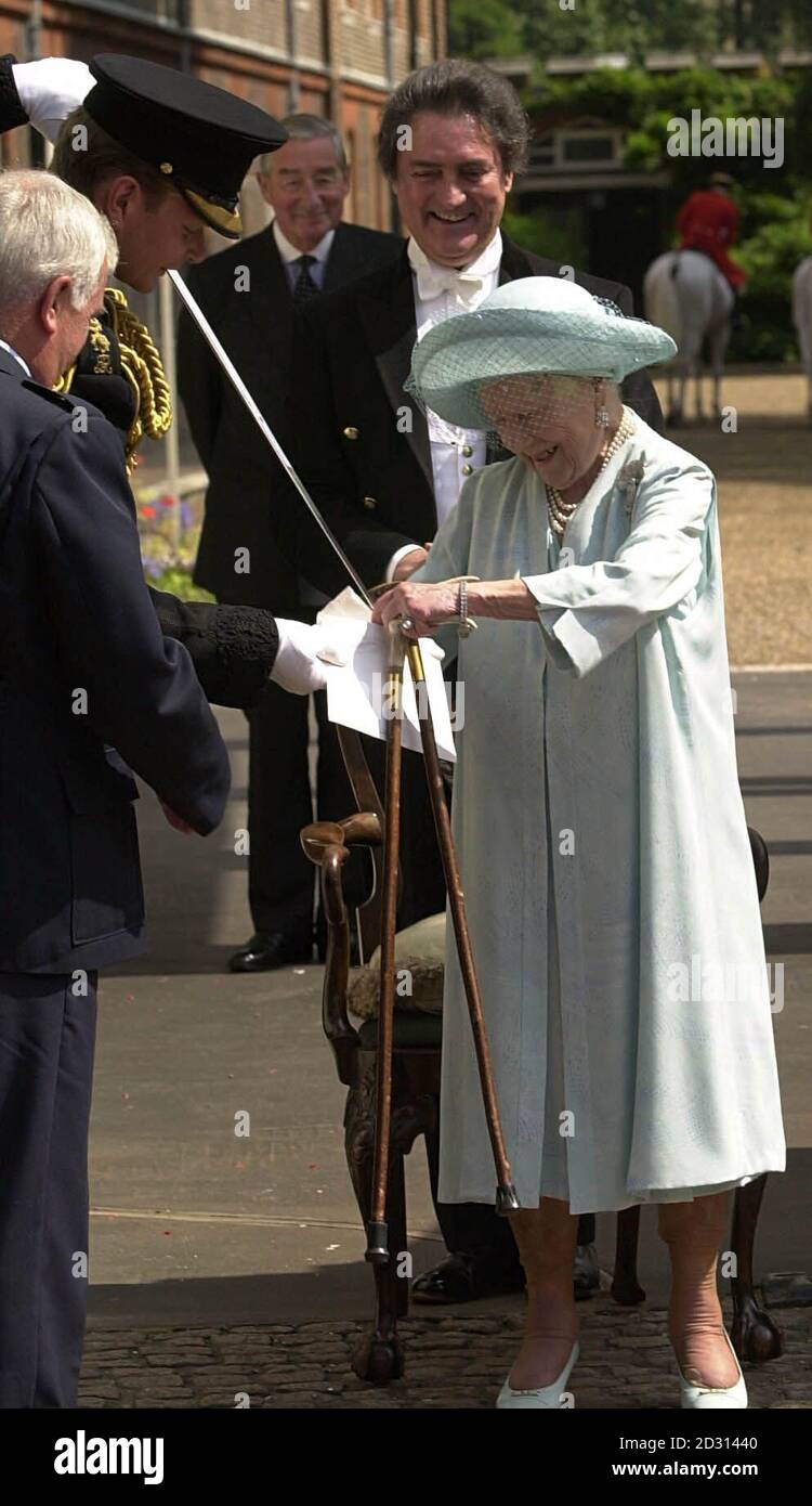 The Queen Mother's personal postman for 9 years Tony Nicholls watches ...