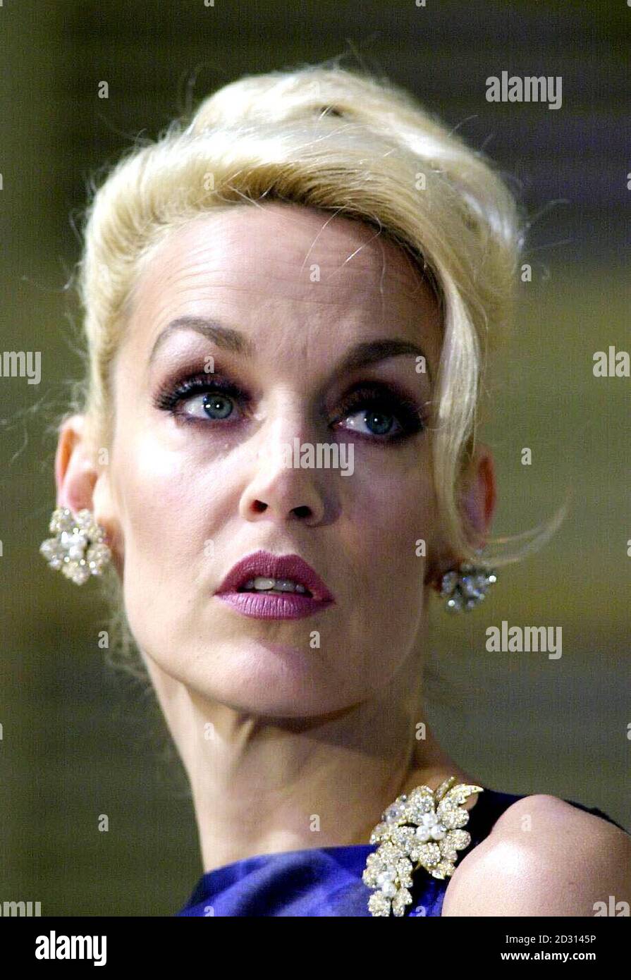 Former model and actress Jerry Hall as Mrs Robinson performing in The ...