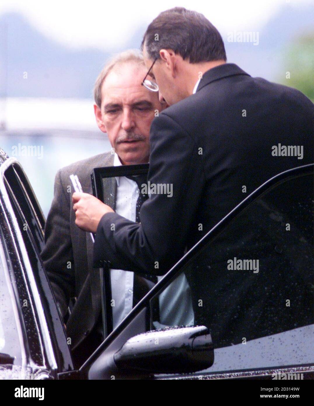 Mike Lewis's father Roy Lewis at South Bristol Crematorium where the ...