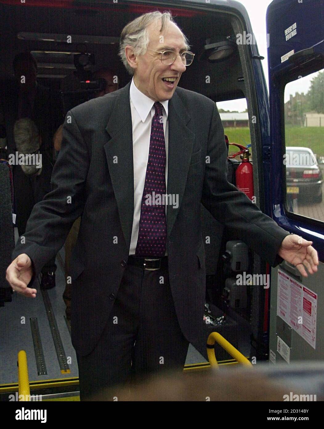 First minister donald dewar appears first official engagement operation ...