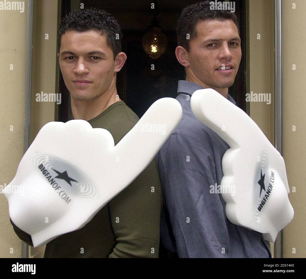 Rugby League playing brothers Henry (L) and Robbie Paul, of the ...