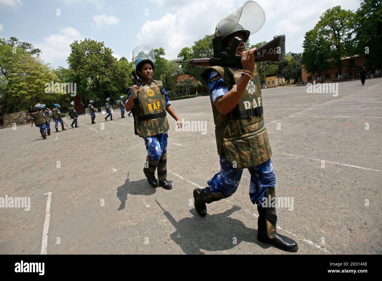 Indian rapid action force raf hi-res stock photography and images - Alamy