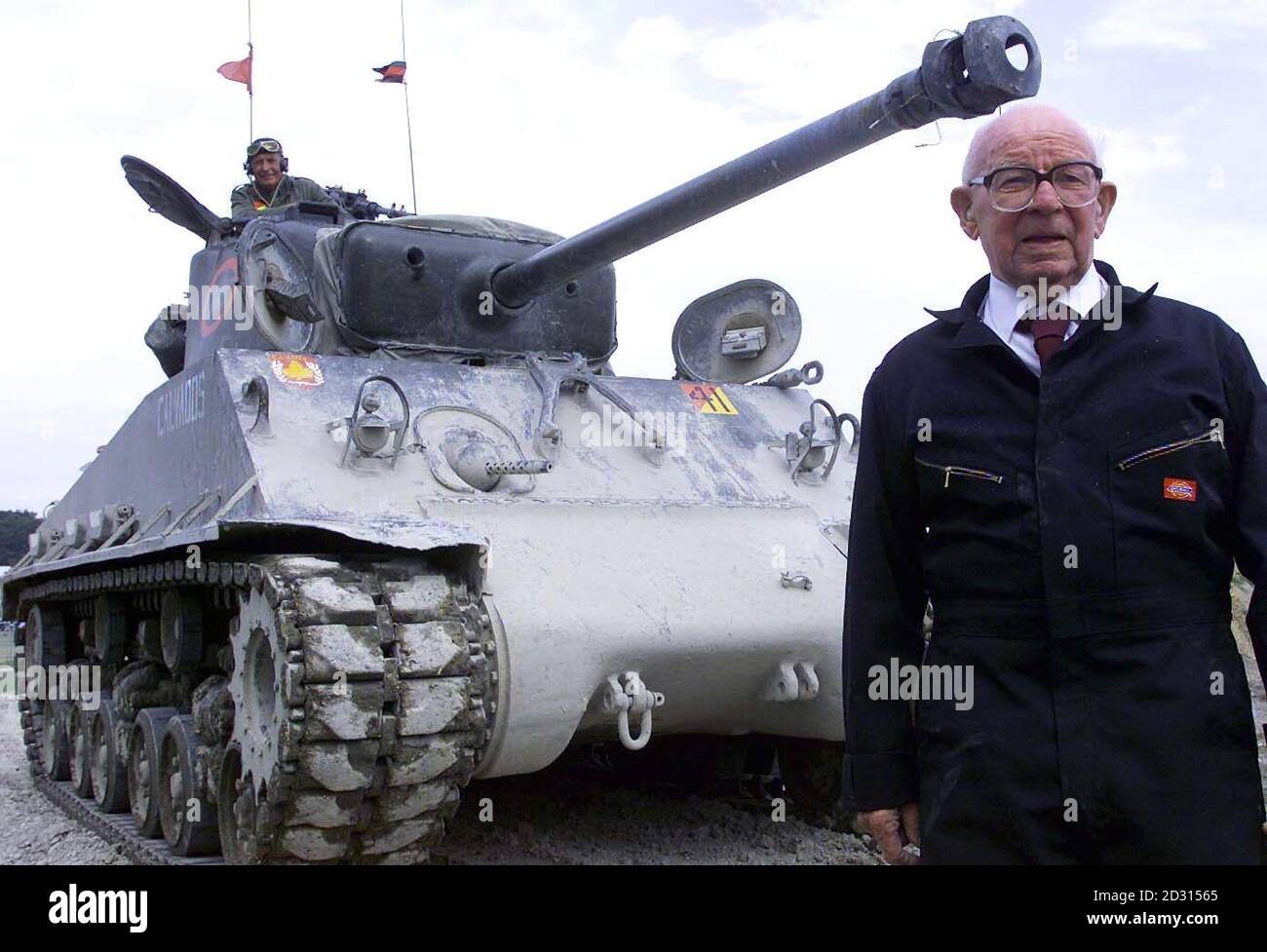 86-year-old Fred Goddard (R) takes a birthday ride with Ron Huggins ...