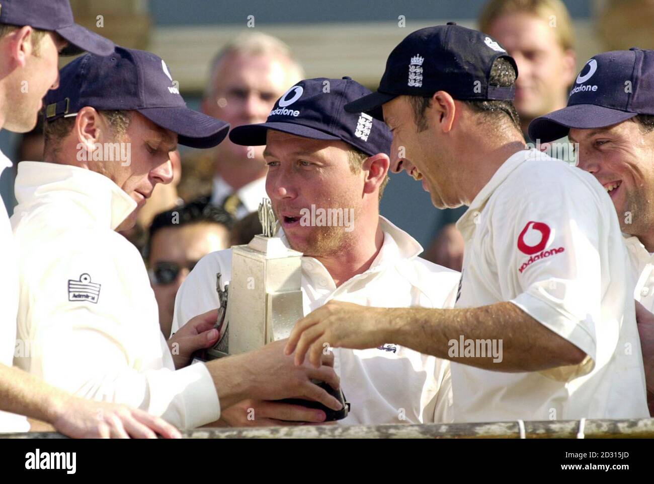 Holding the wisden trophy hi-res stock photography and images - Alamy