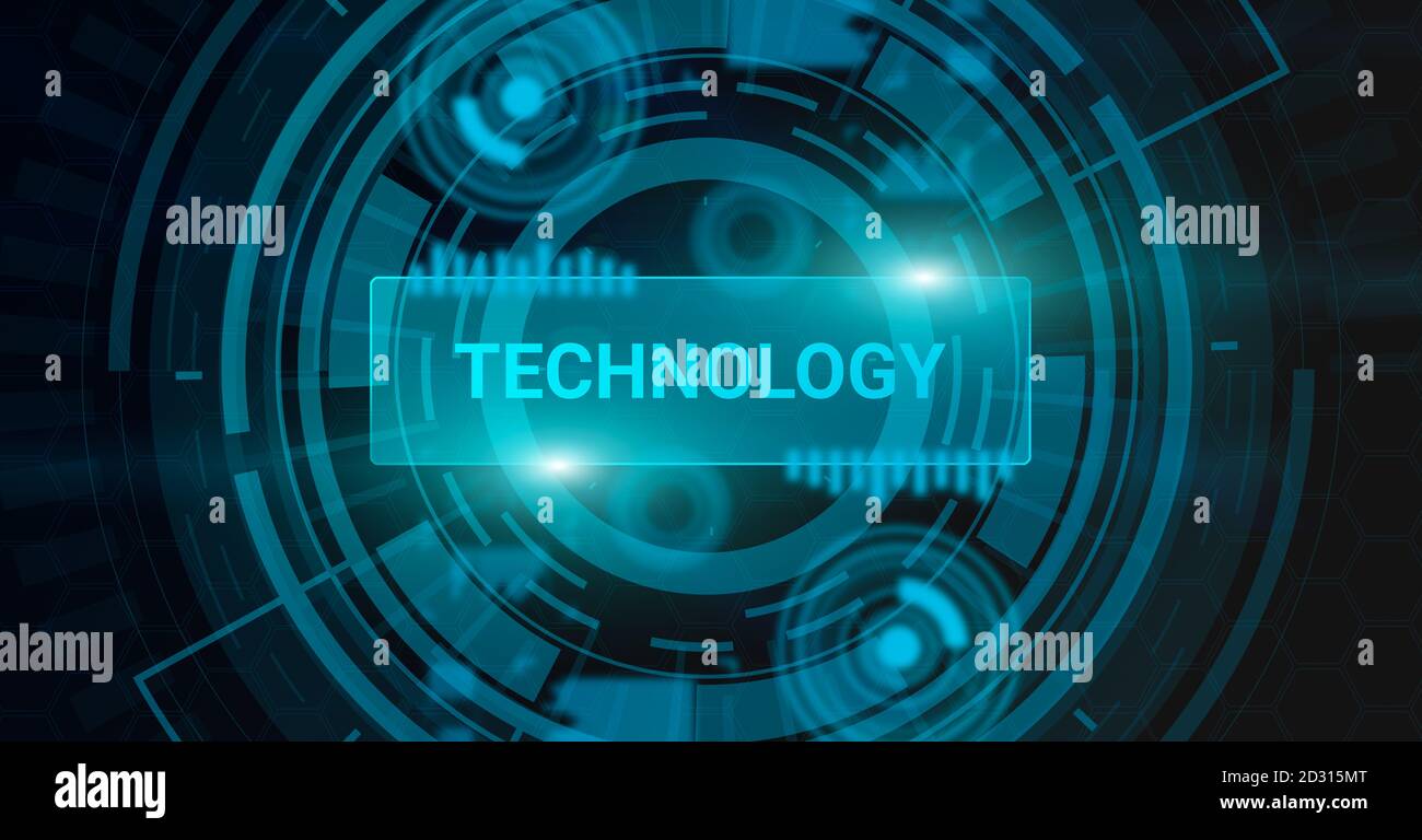 Illustration of virtual screen with holographic panel ans mesh Stock ...