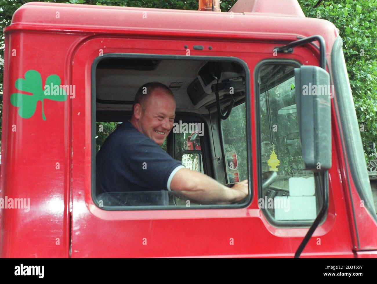 A lorry driver joins blockade park lane hi-res stock photography and ...