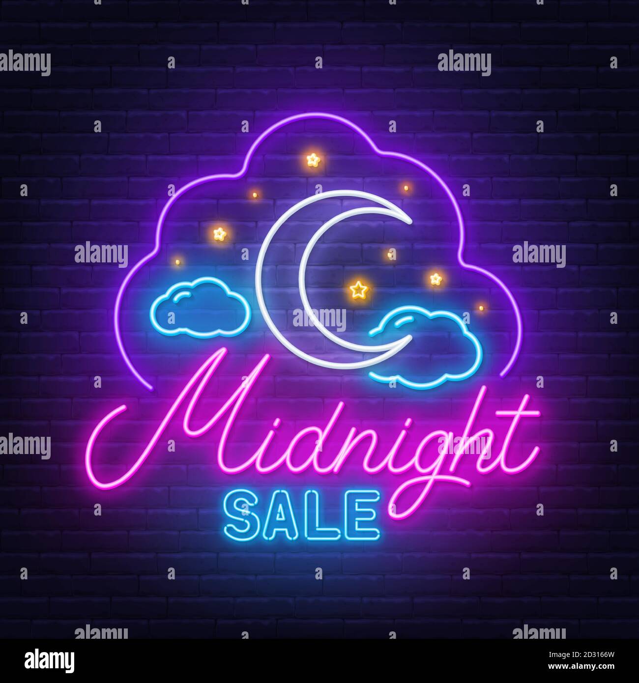 Midnight sale Stock Vector Images - Alamy