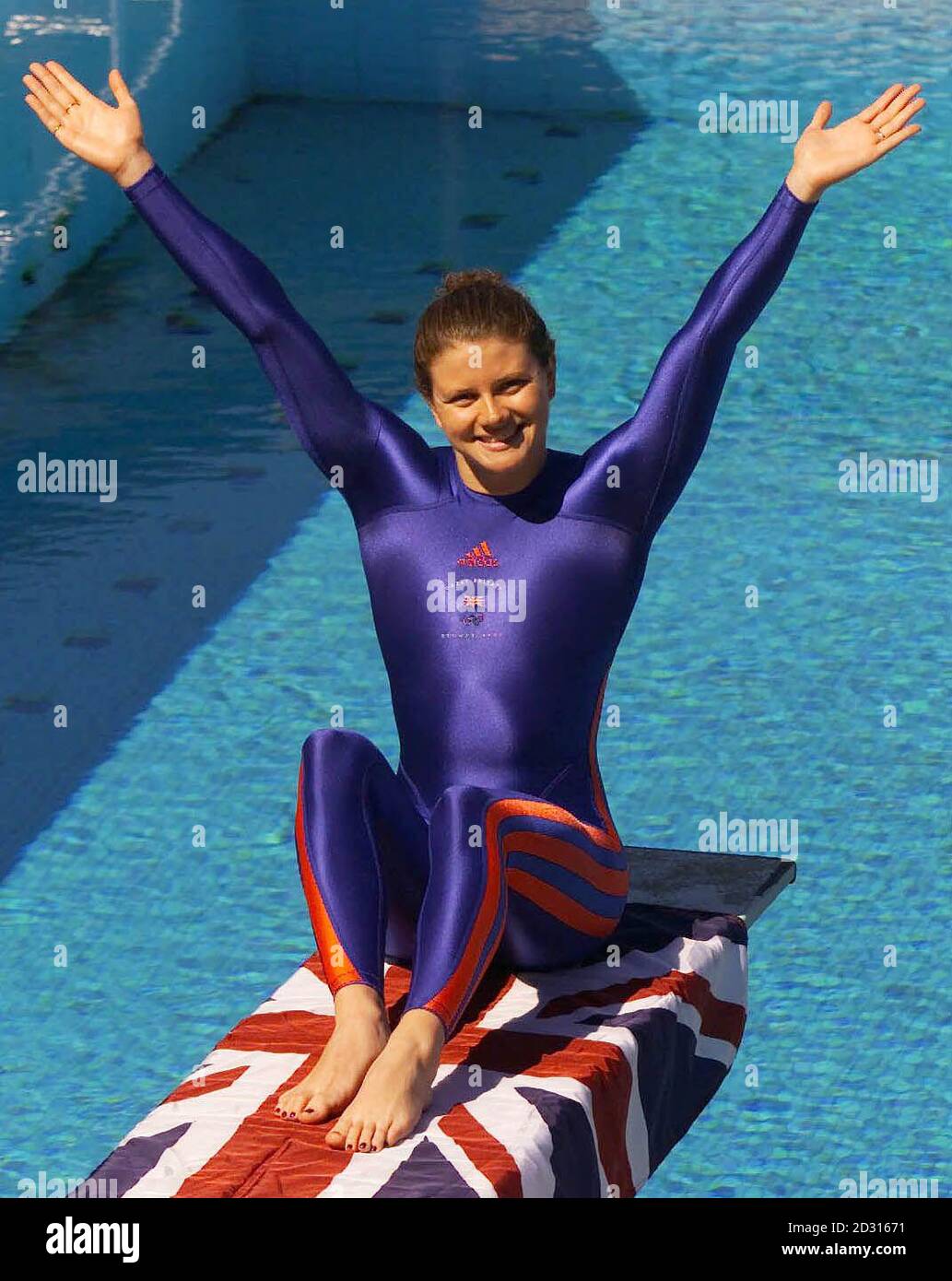 Olympic swimmer body suit hi-res stock photography and images - Alamy