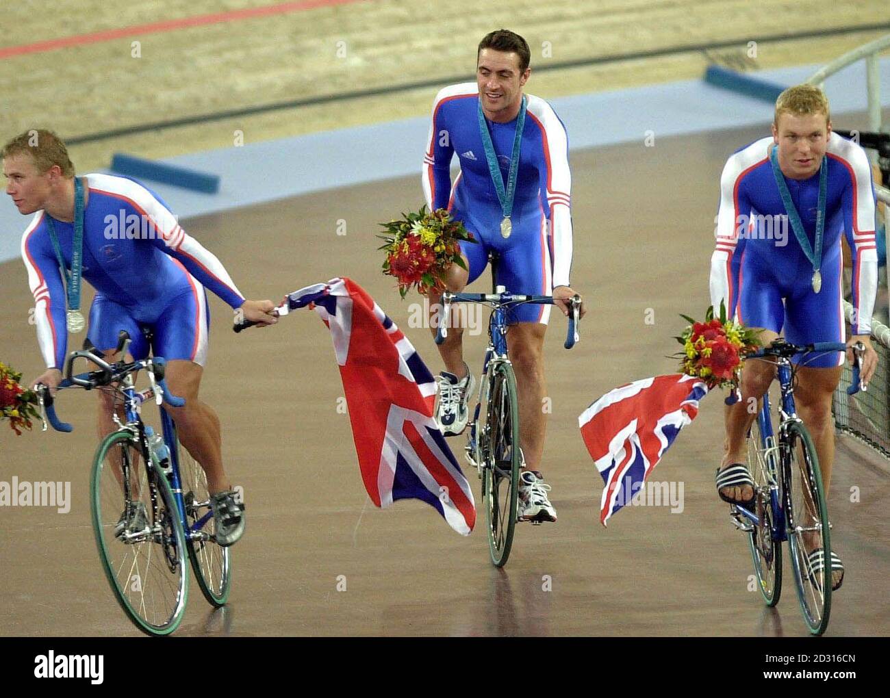 The Great Britain Men's Olympic Sprint Team (left to right) Craig ...