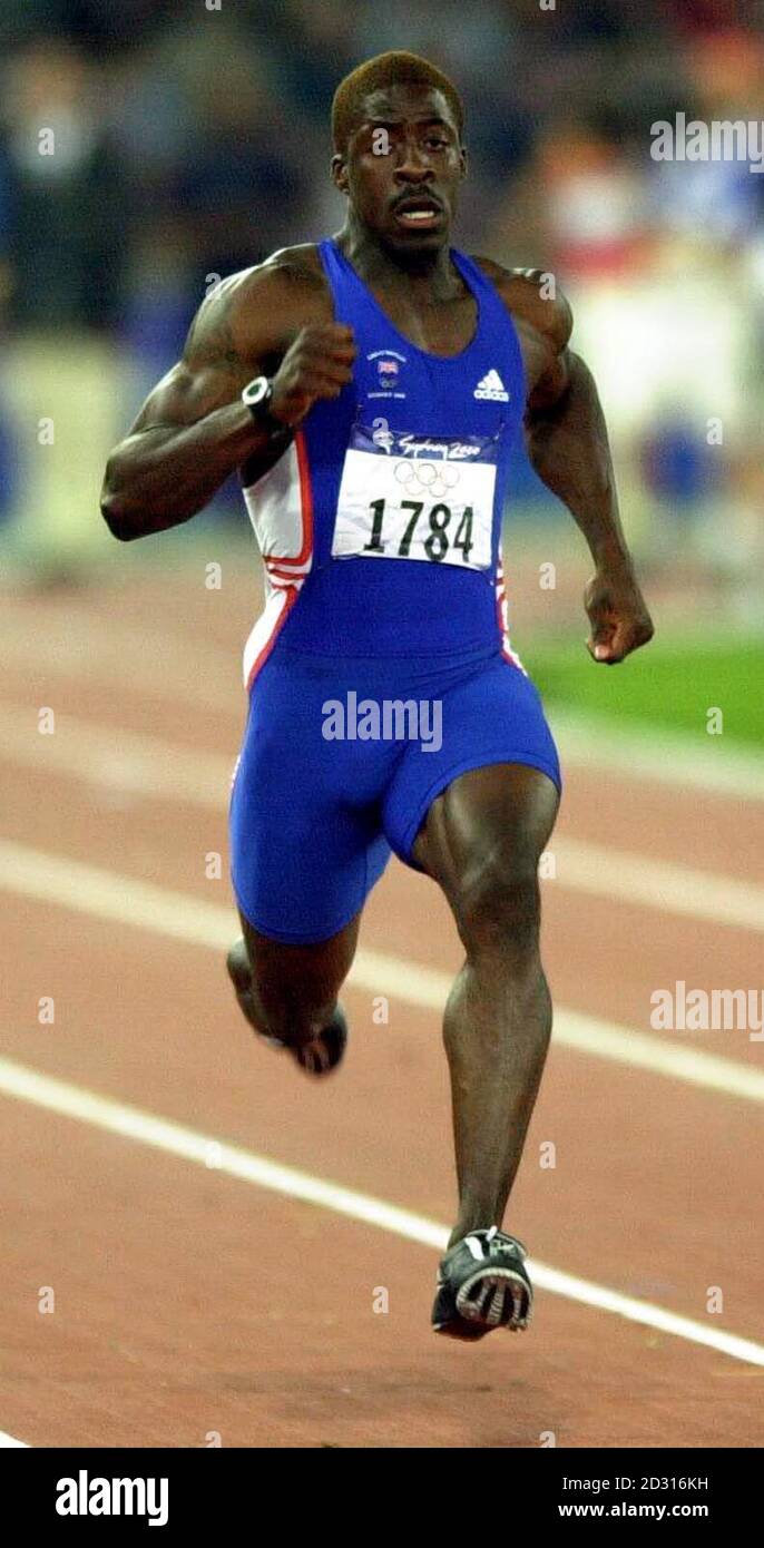 Great Britain's Dwain Chambers wins his second heat in the 100m at the ...