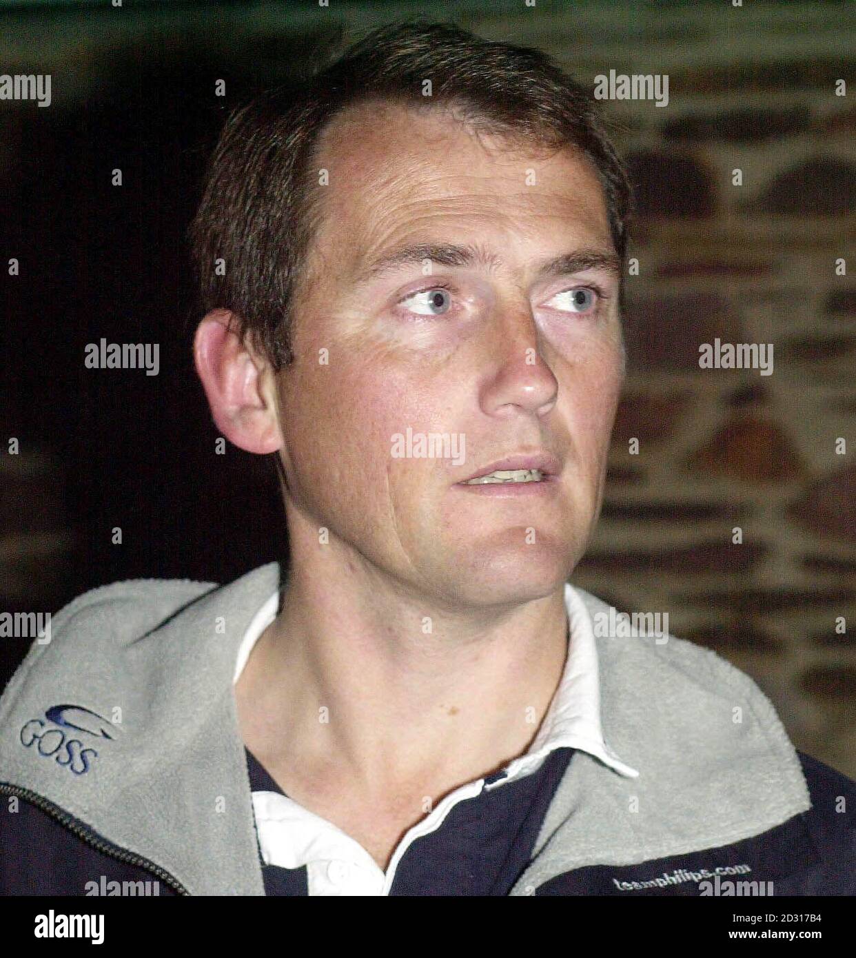 Peter Goss, skipper of Team Philips, before the 4 million catamaran was ...