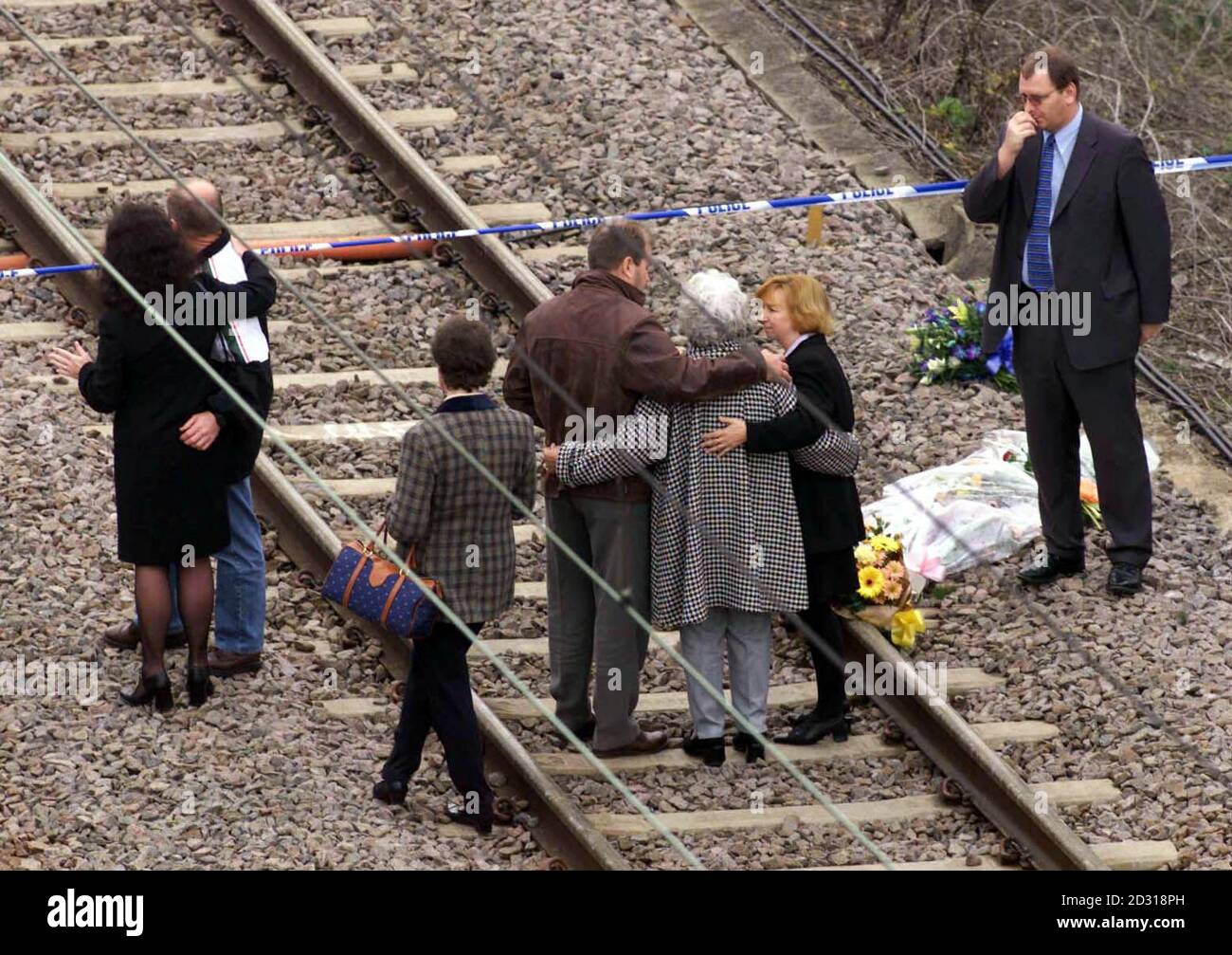 Relatives of some of those who died in the Hatfield train crash visit ...