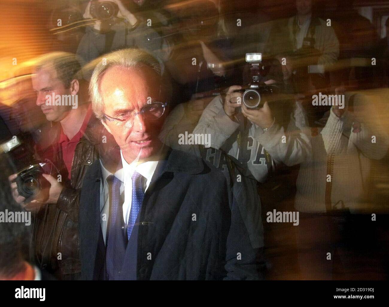 New England coach Sven-Goran Eriksson meets the press during a FA press ...