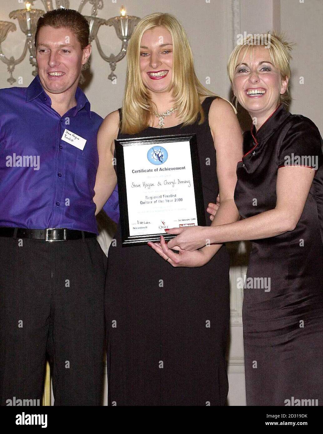 Joint winners Steve Hague and Cheryl Dinning, both from Yorkshire are ...