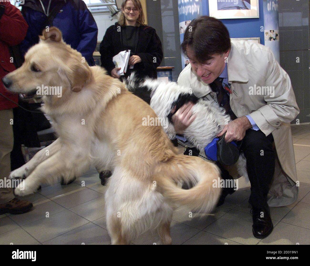 Northern Ireland Secretary Peter Mandelson holds Jack while his ...