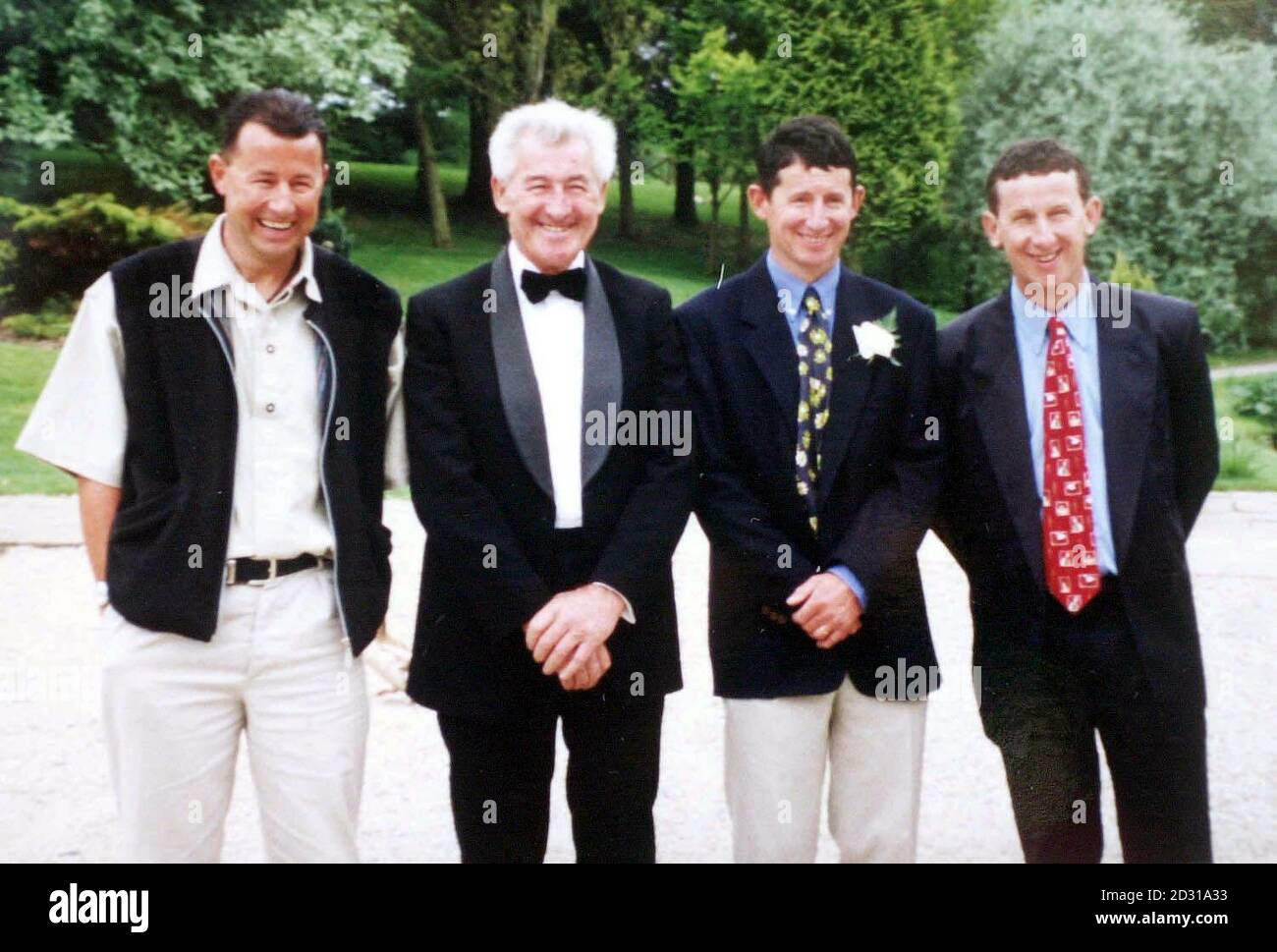 Undated collect photo of (left to right) British ski instructor Kevin ...
