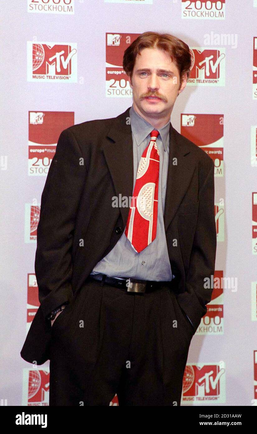 Canadian actor Jason Priestley at the MTV Europe Music Awards, held at ...