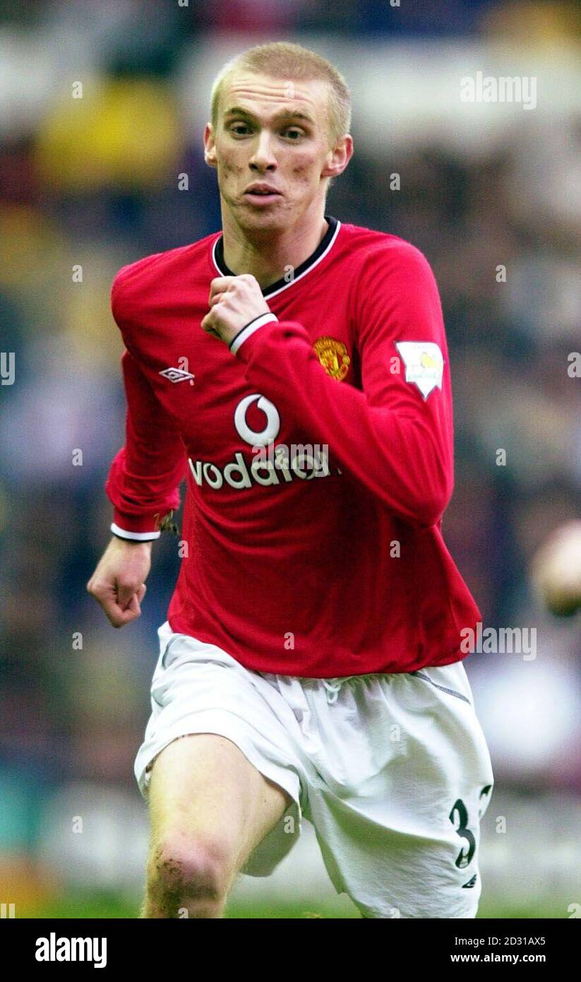 Manchester uniteds luke chadwick hi-res stock photography and images ...